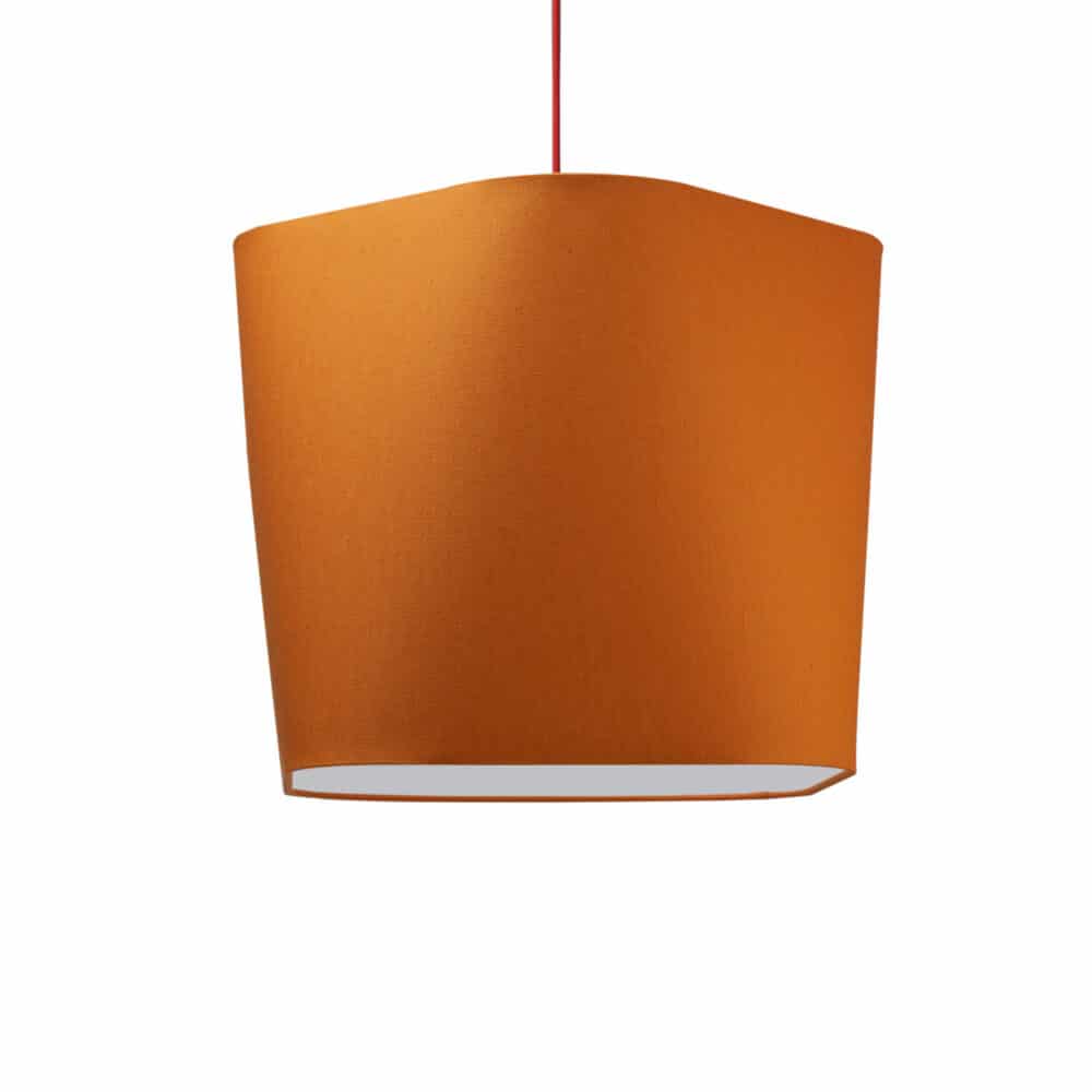 Button 1 natural linen pendant lights - lalampa.eu