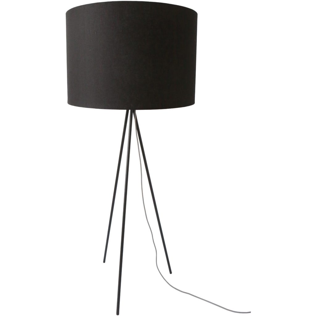 Mushfloor natural linen floor lamps - lalampa.eu